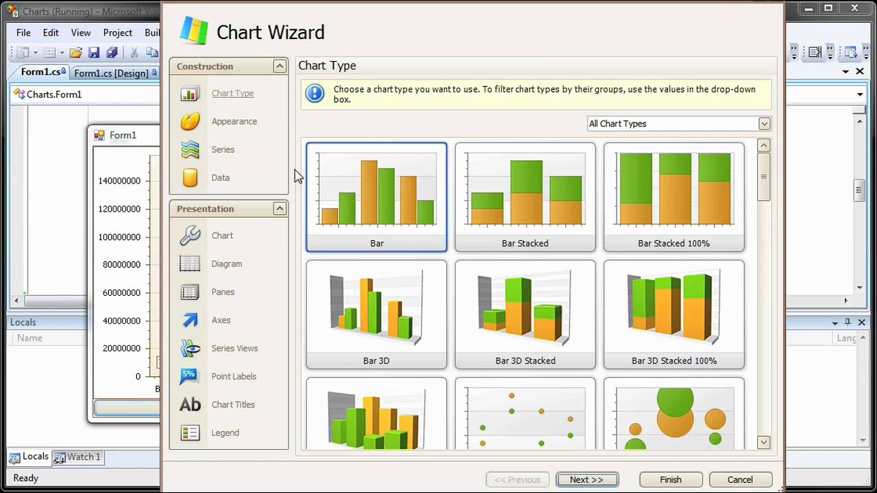 Winforms Charts How To Change The Page Order In A Wizard Youtube