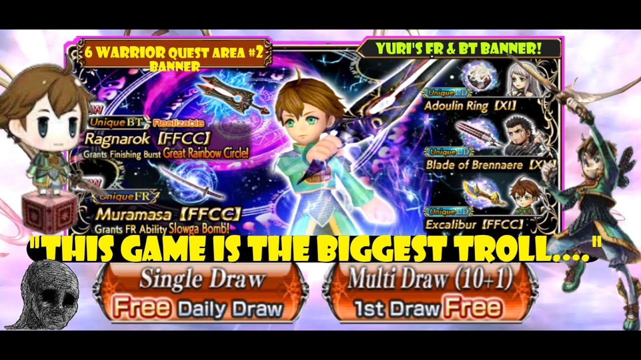 Dffoo Gl Yuri S Fr Bt 6 Warrior Quest Area 2 Banner Pulls This