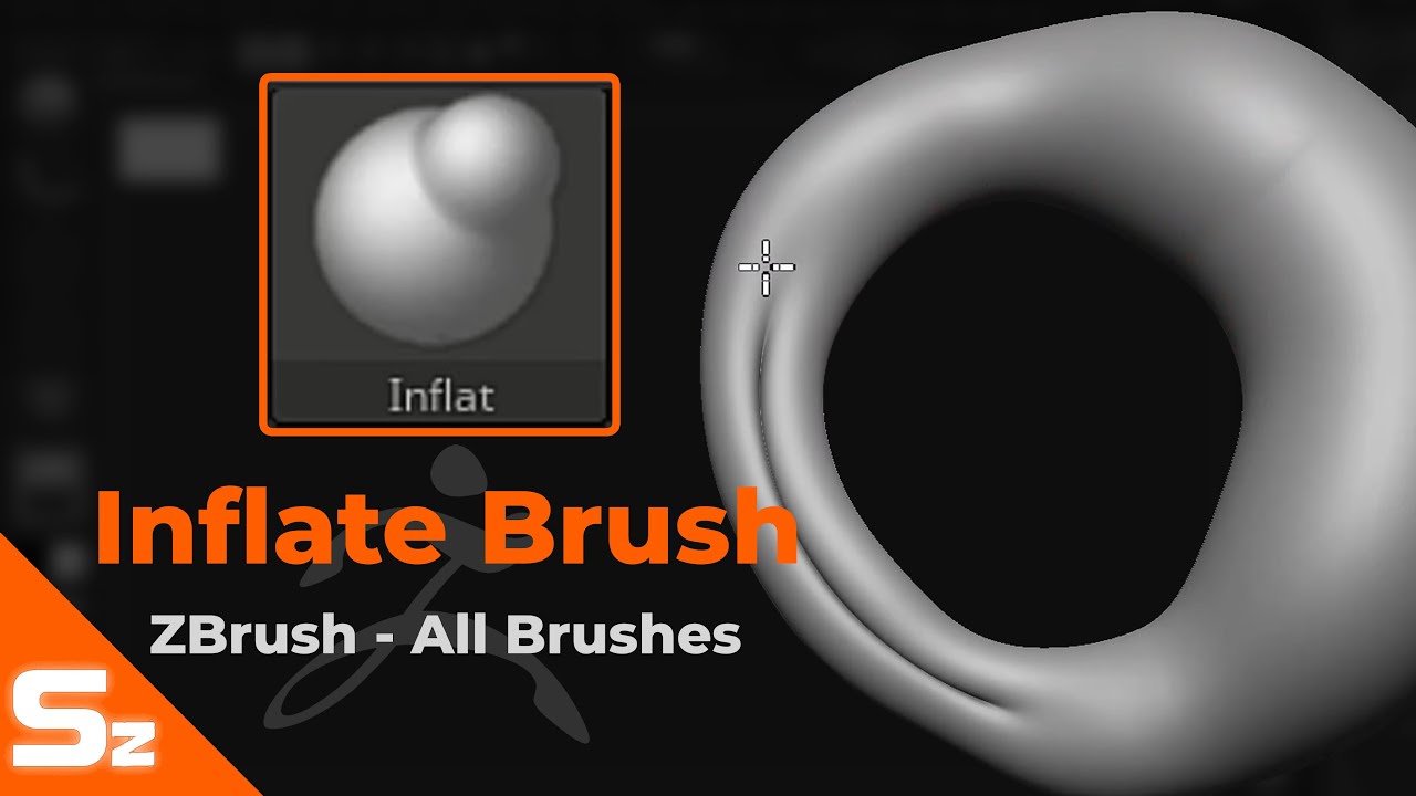 Inflate Brush Zbrush All Brushes Youtube