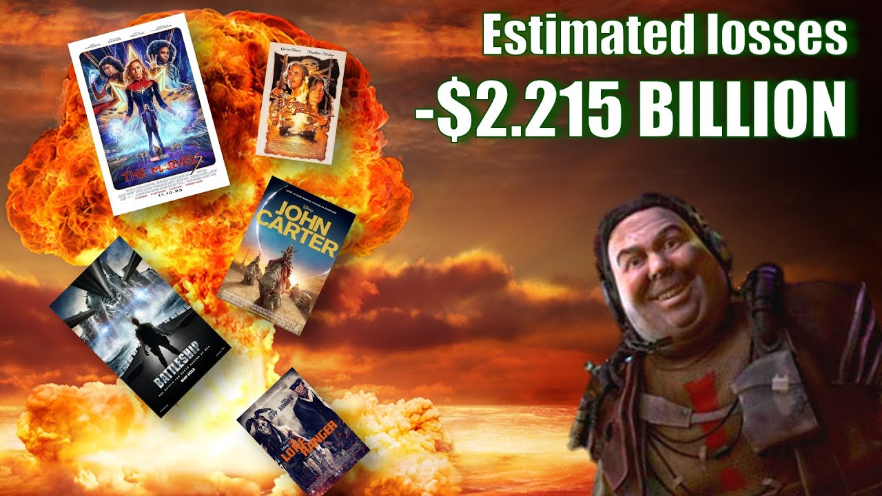 I Watched The Top 10 Biggest Box Office Bombs Of All Time Youtube