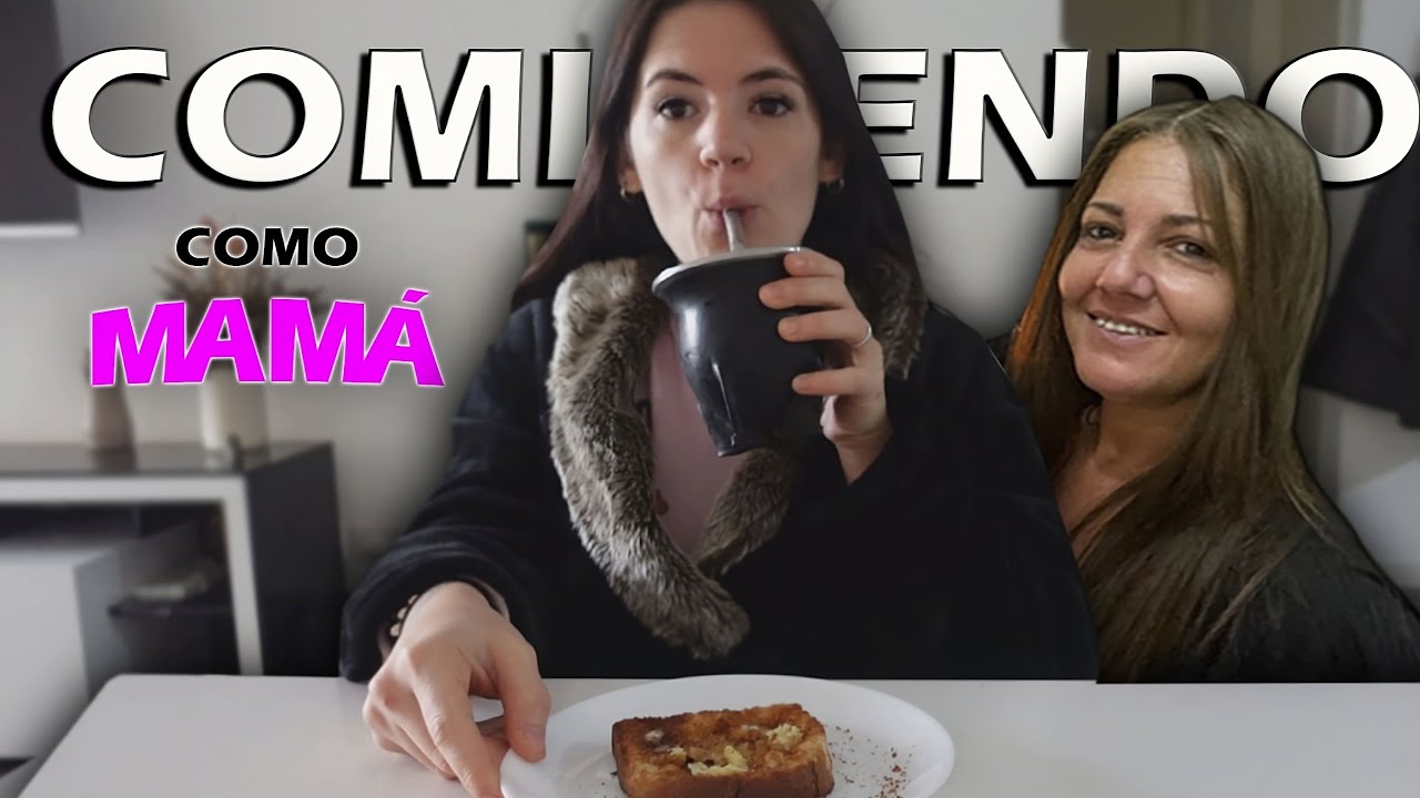 Un Dia Comiendo Como Mi Mama Youtube