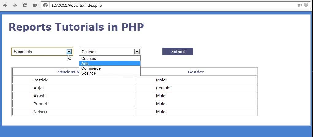 How To Create Reports In Php Part 1 Youtube