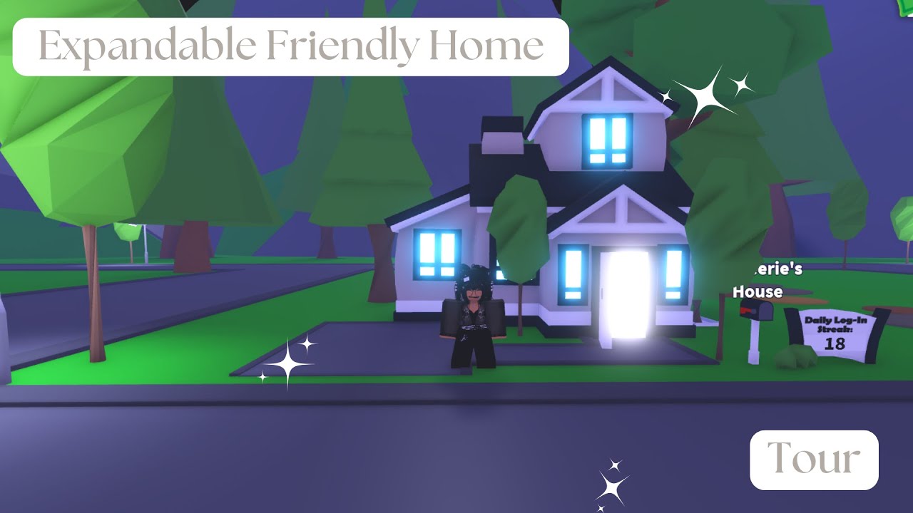 Touring The New Adopt Me Expandable Friendly Home Roblox Adopt Me
