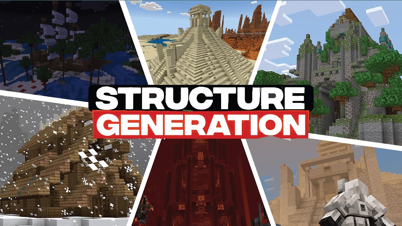 Structure Generation Add On Showcase Minecraft Bedrock Add On Youtube