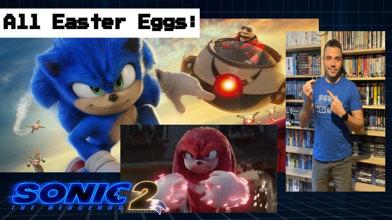 Sonic 2 Movie Trailer Easter Eggs Youtube