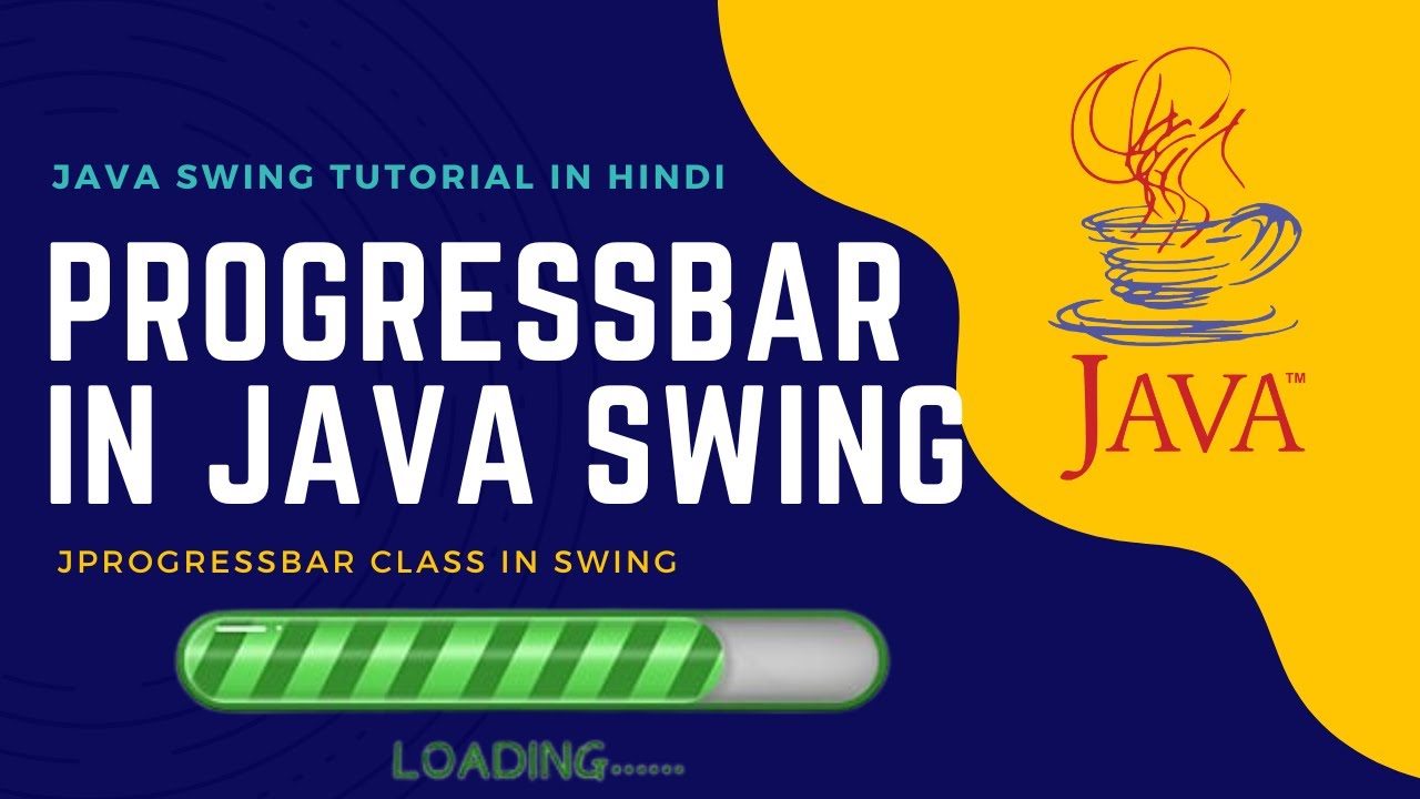 Progressbar In Java Swing Progressbar Jprogressbar In Java Youtube