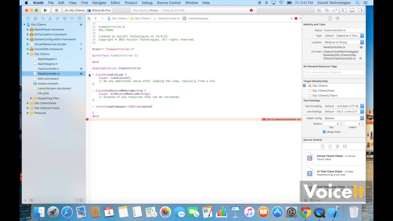 How To Use Ios Objective C Framework Youtube