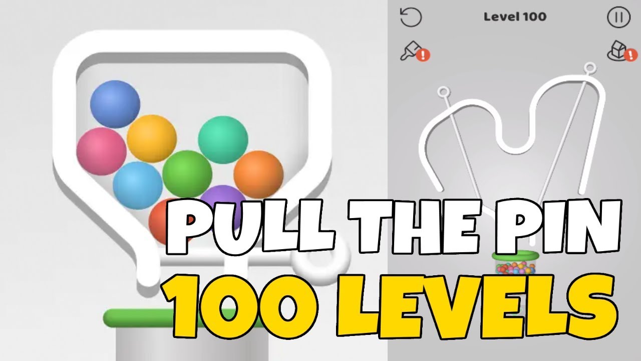 Pull The Pin Level 1 100 Walkthrough Gameplay Youtube