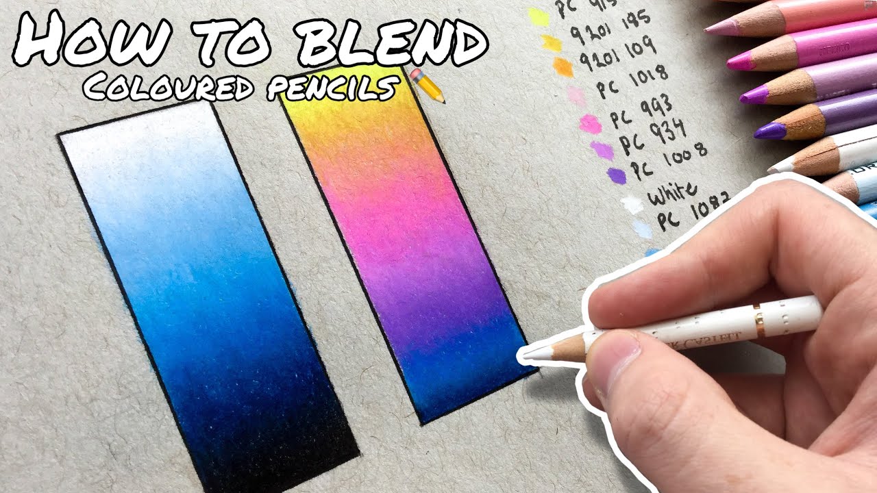 Colored Pencils Blending Drawing At Logan Lovelace Blog