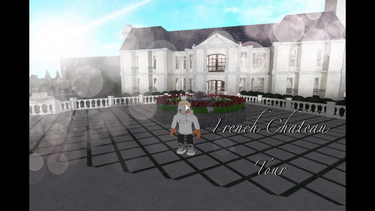 Bloxburg French Chateau House Tour Youtube