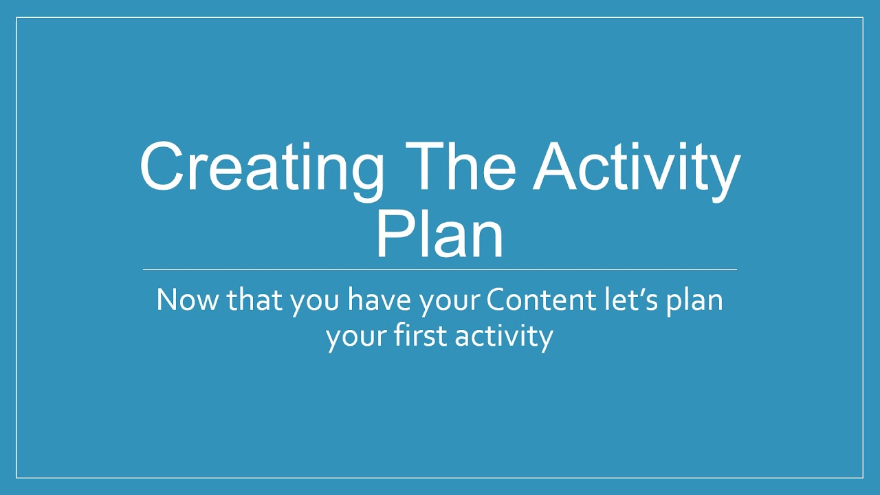 Planning Integrated Curriculum Activities Updated Youtube