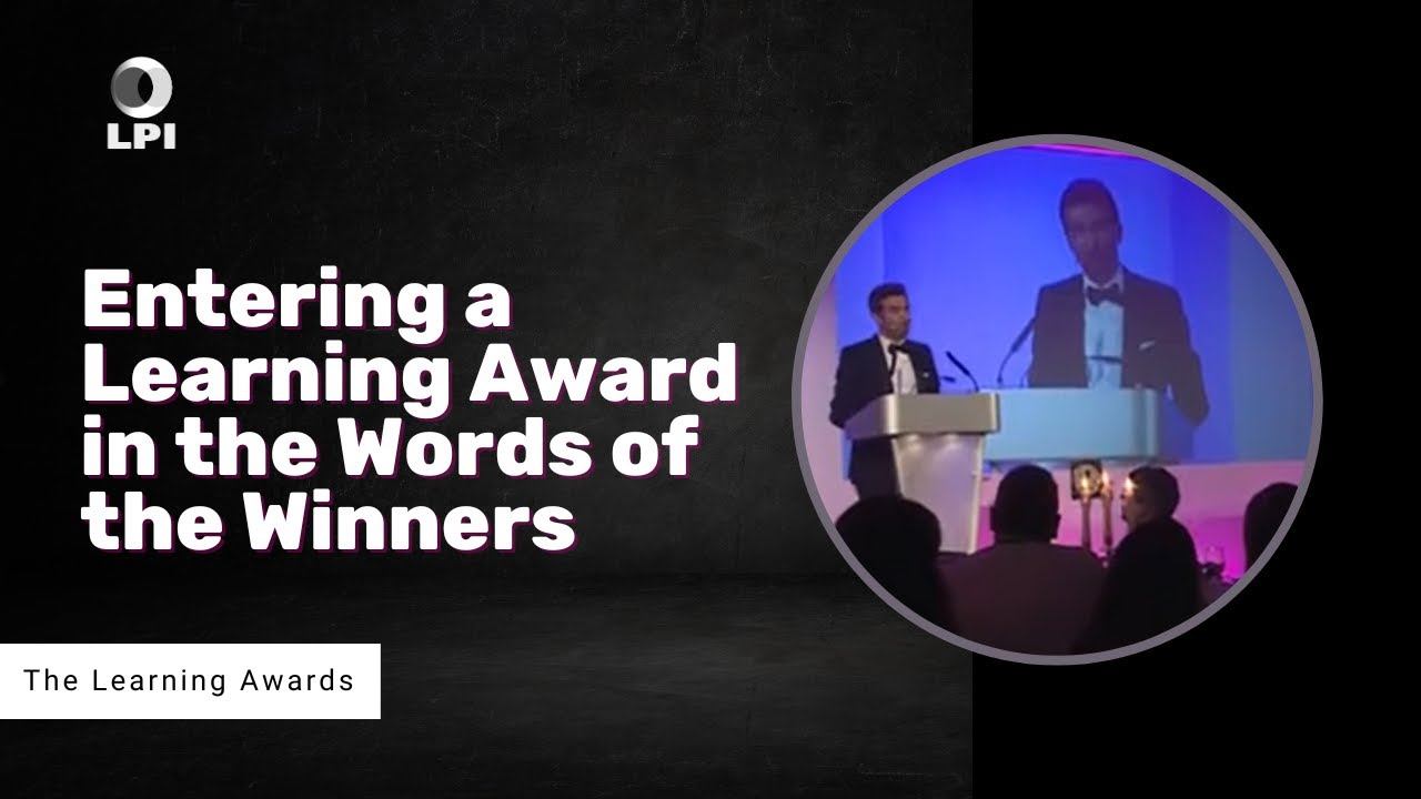 Entering A Learning Award In The Words Of The Winners The Learning