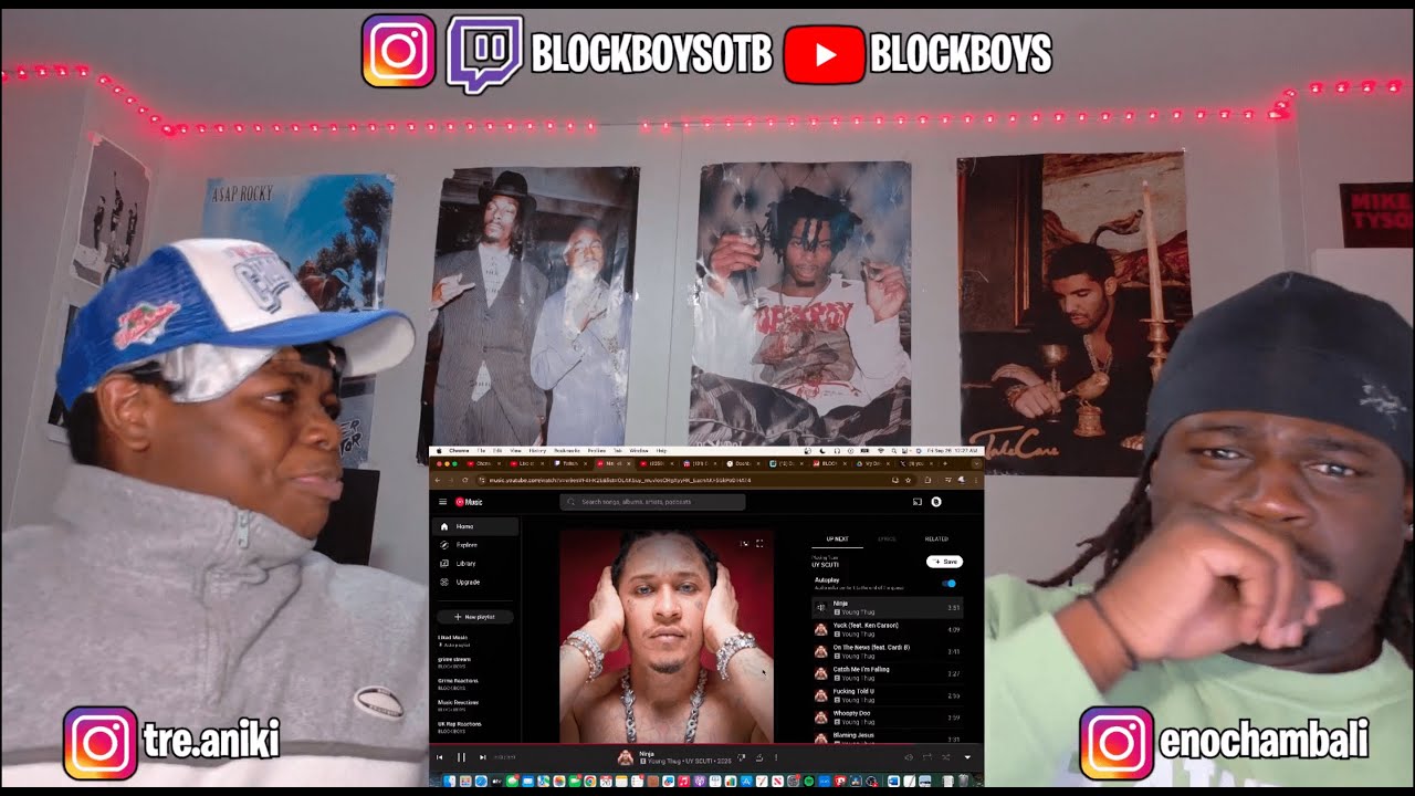 Young Thug Ninja Official Visualizer Reaction Youtube