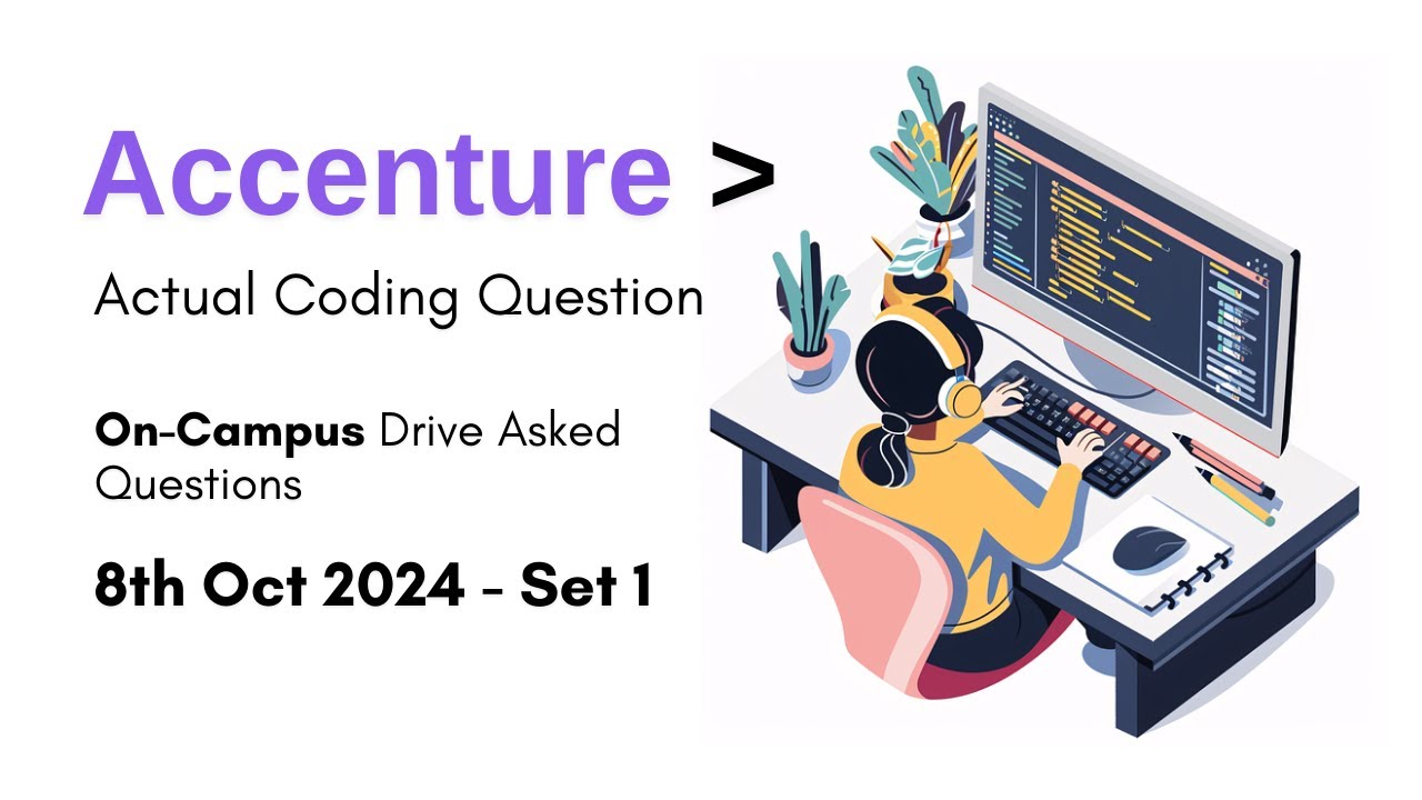 Accenture Actual Coding Round Questions 8th Oct 2024 Youtube
