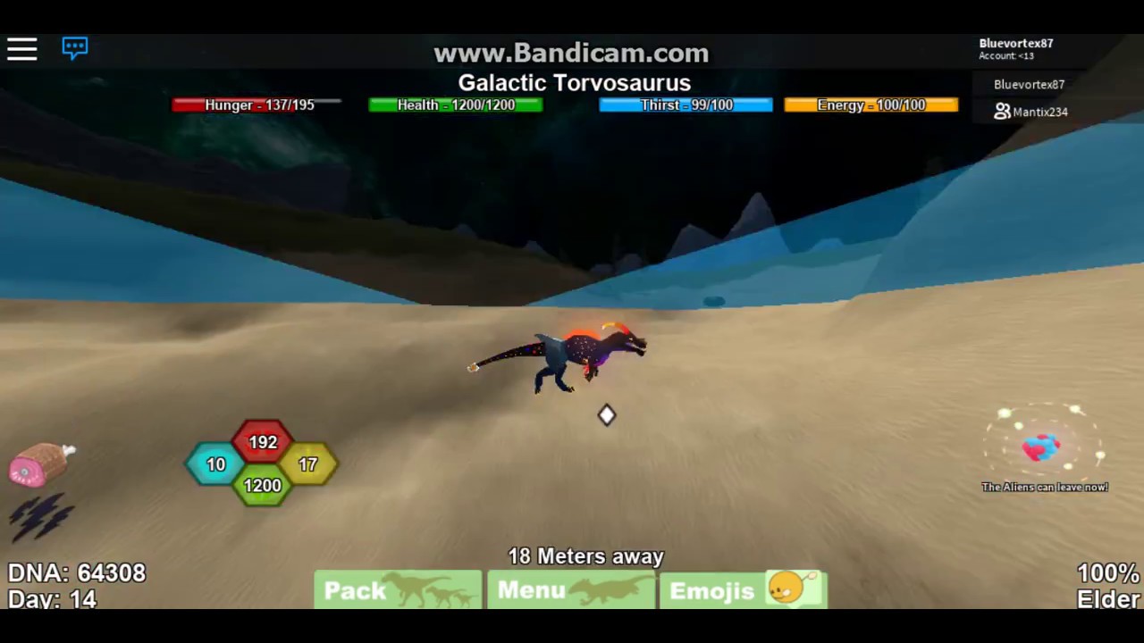 Dinosaur Simulator Galactic Showcase Youtube