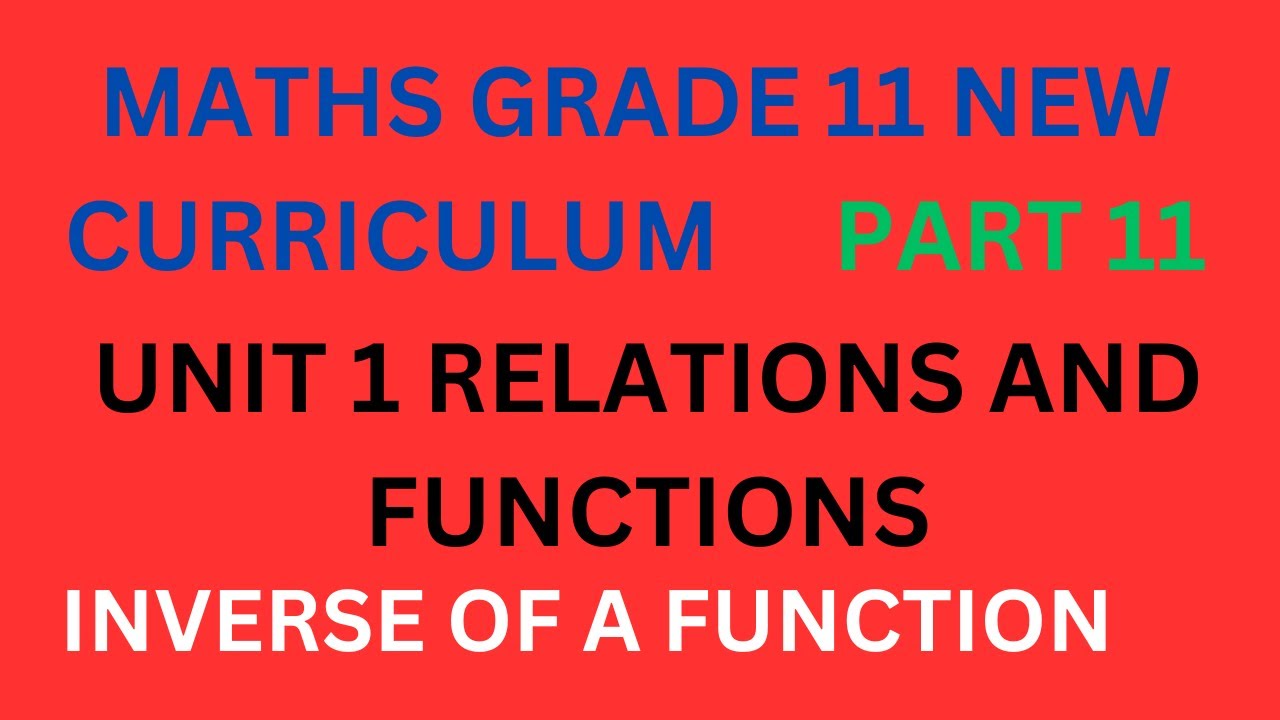 Ethiopian Grade 11 Maths Unit 3