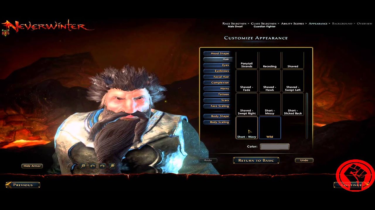 Neverwinter Character Creation Youtube