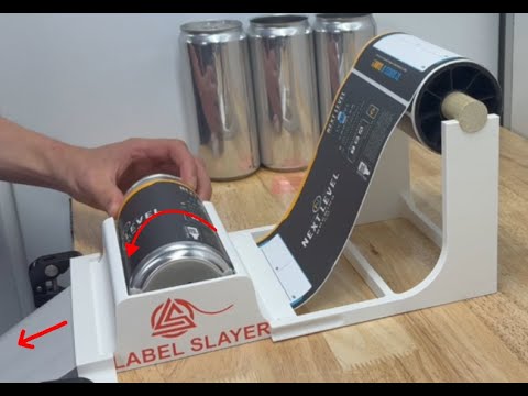 The Fastest Way To Label Beer Cans Label Slayer Youtube
