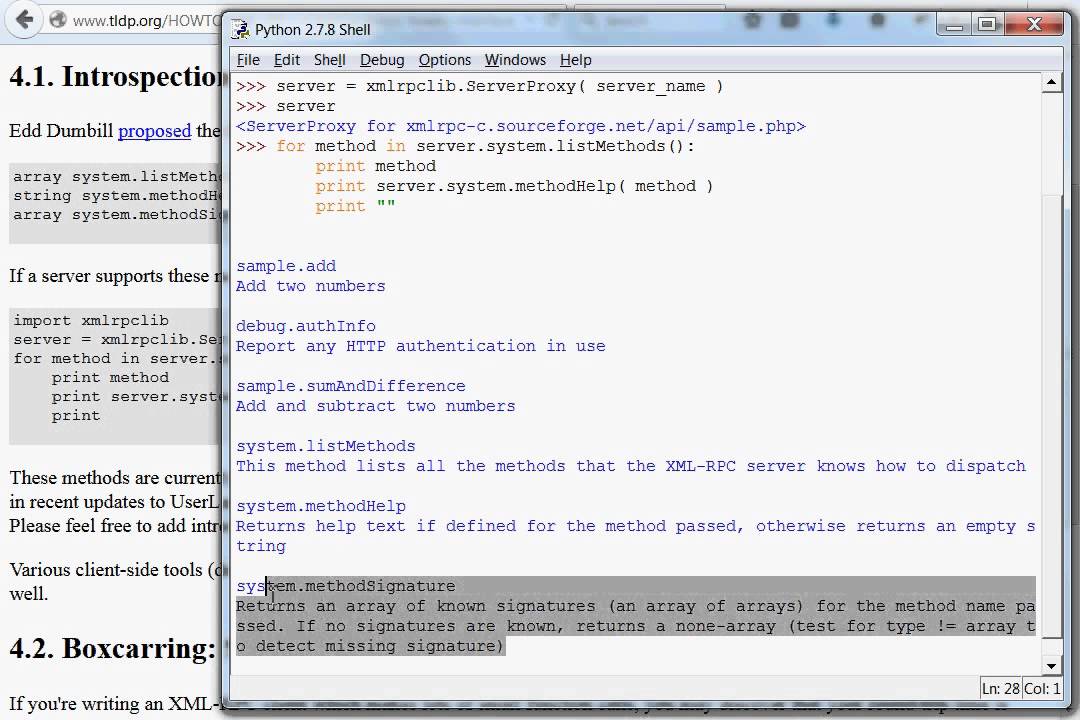 Python Xml Rpc 02 Client Demonstration Youtube