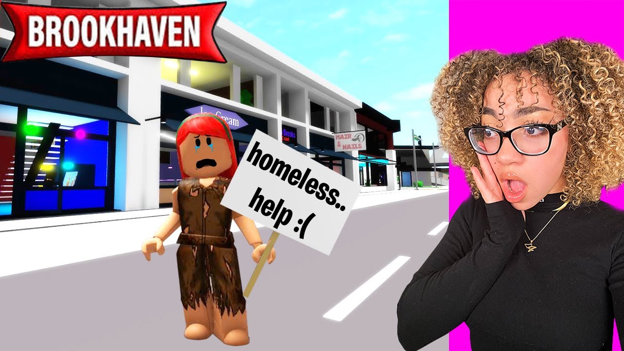 Being Homeless In Brookhaven Rp Roblox Youtube