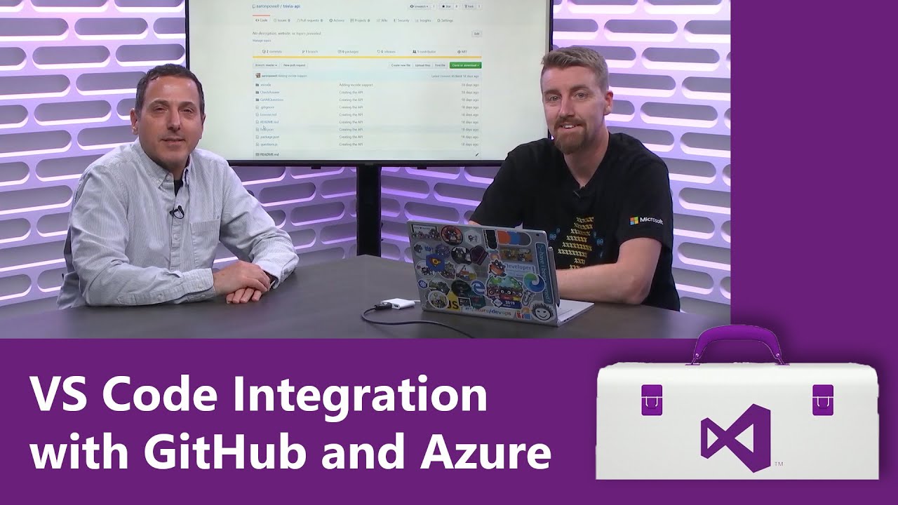 Vs Code Integration With Github And Azure Youtube