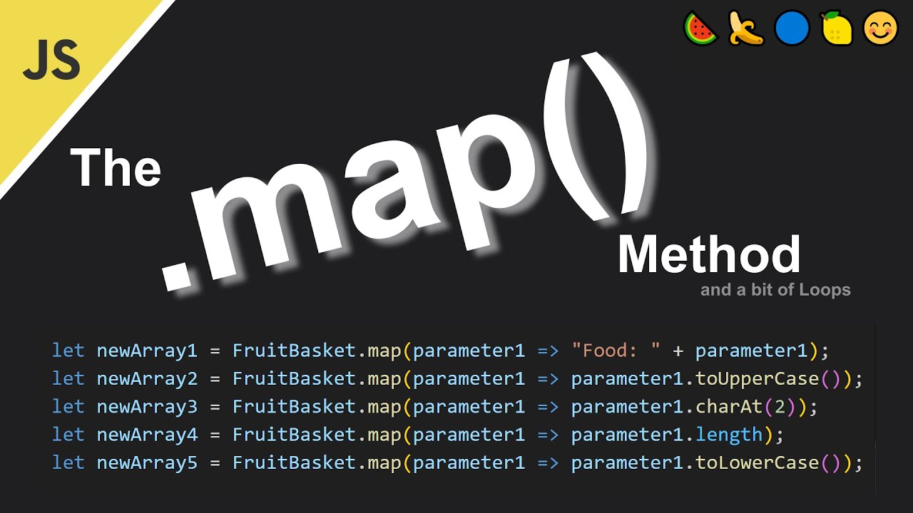 The Map Method Explained Javascript Youtube