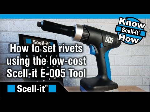 How To Set Rivets Using The Low Cost Scell It E 005 Tool Youtube