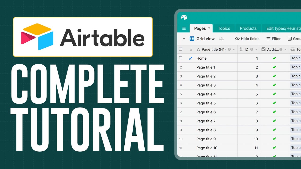How To Use Airtable In 2026 Tutorial Airtable For Beginners Youtube
