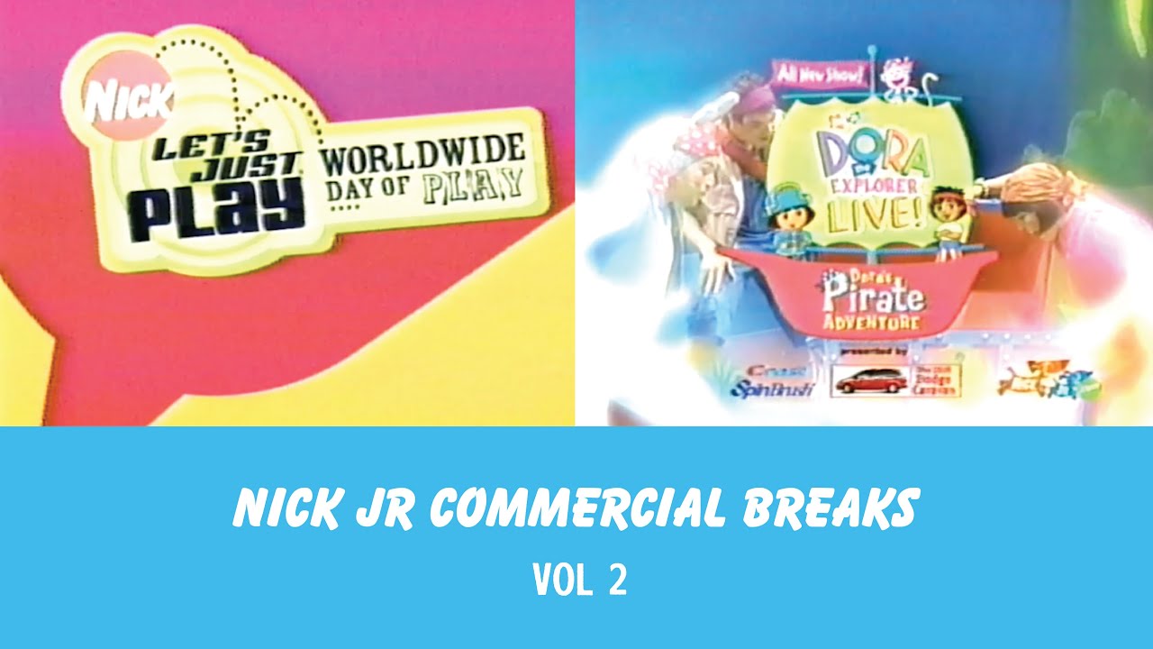 Nick Jr Commercial Breaks 2005 Vol 2 Youtube