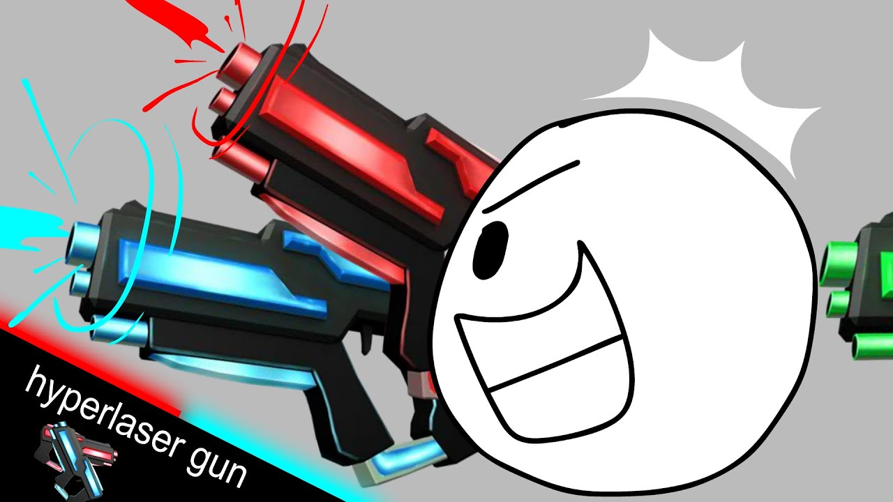 Roblox Gears Hyperlaser Gun Youtube