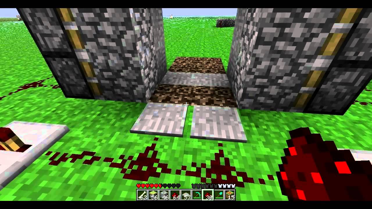 Minecraft Sticky Piston Trap Youtube