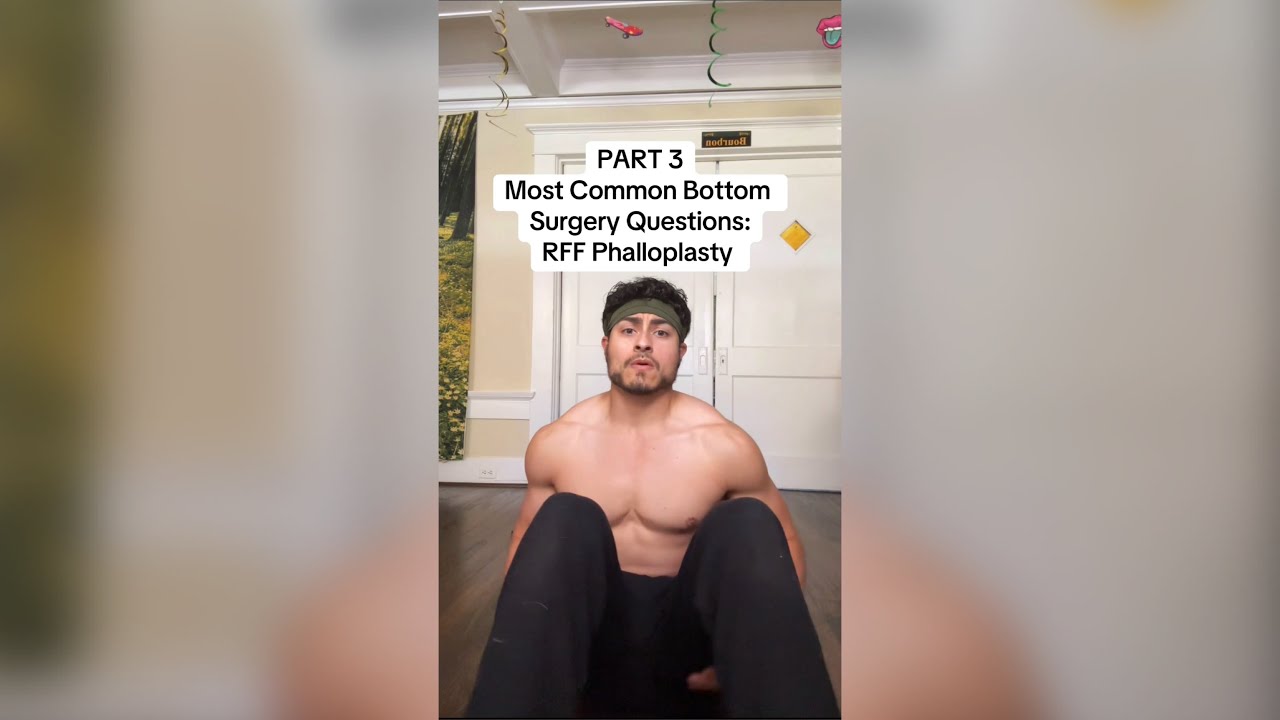 Ftm Bottom Surgery Part 3 Rff Phalloplasty Youtube