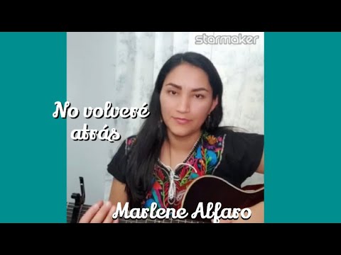 No Volveré A Tras Official Marlene Alfaro Youtube