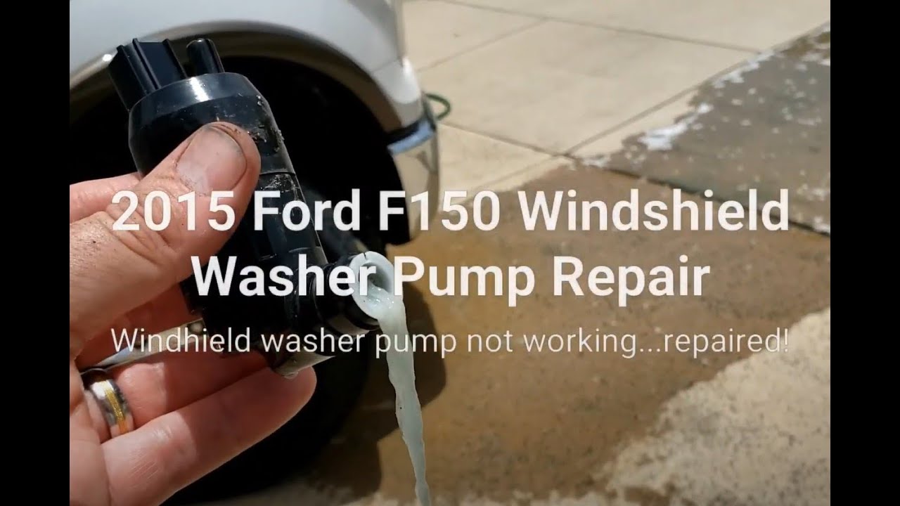How To Replace Windshield Washer Pump Ford F150 Free Word Template