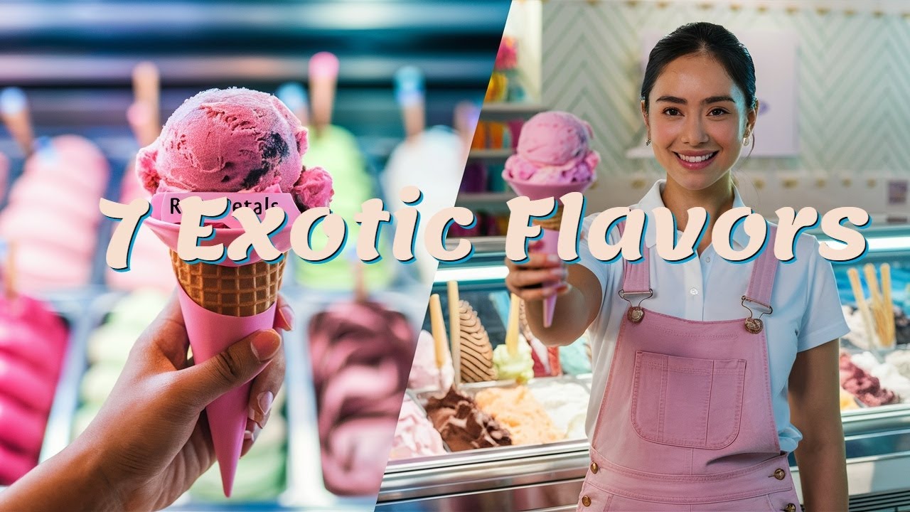 The Most Exotic Ice Cream Flavors From Around The World Youtube