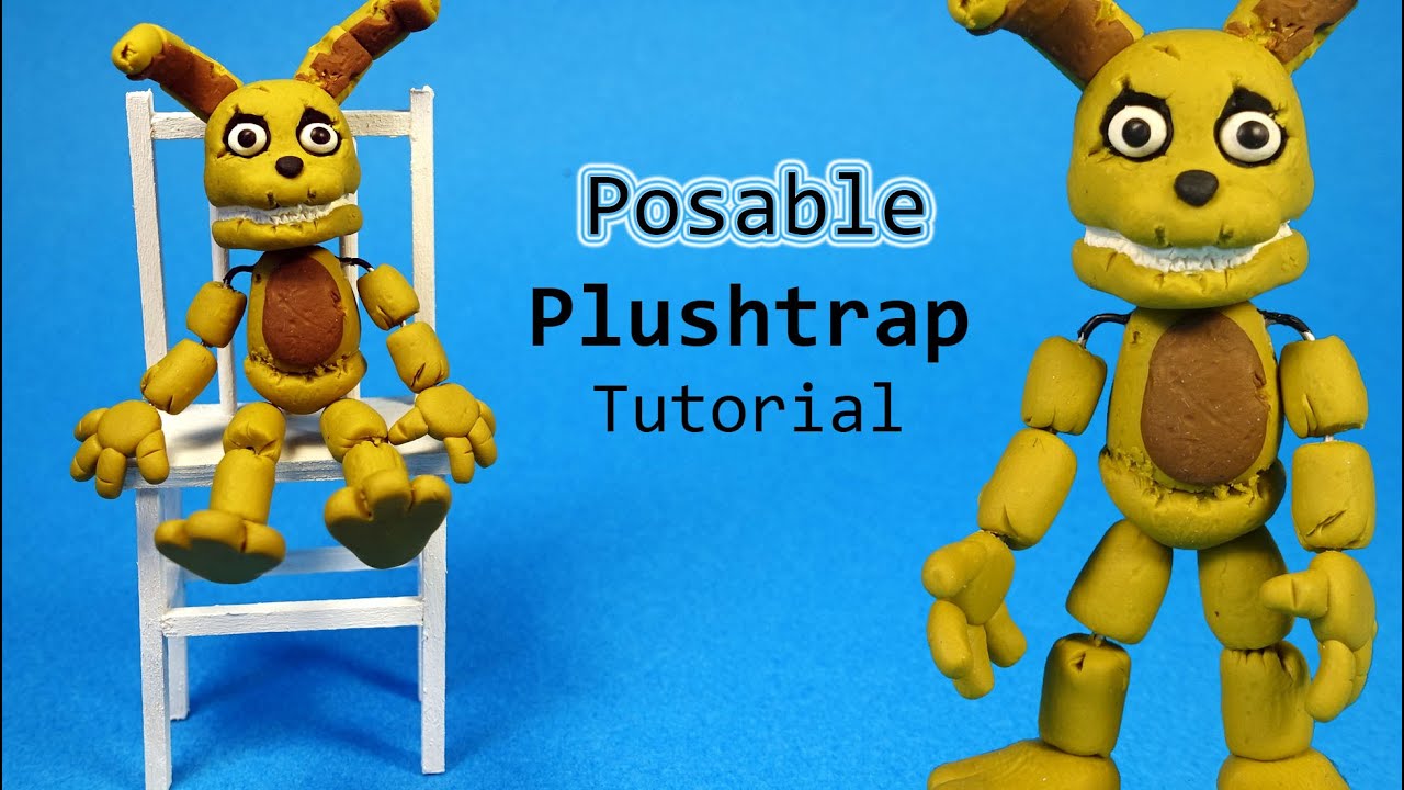 Five Nights At Freddy S 4 Plushtrap Posable Figure Polymer Clay