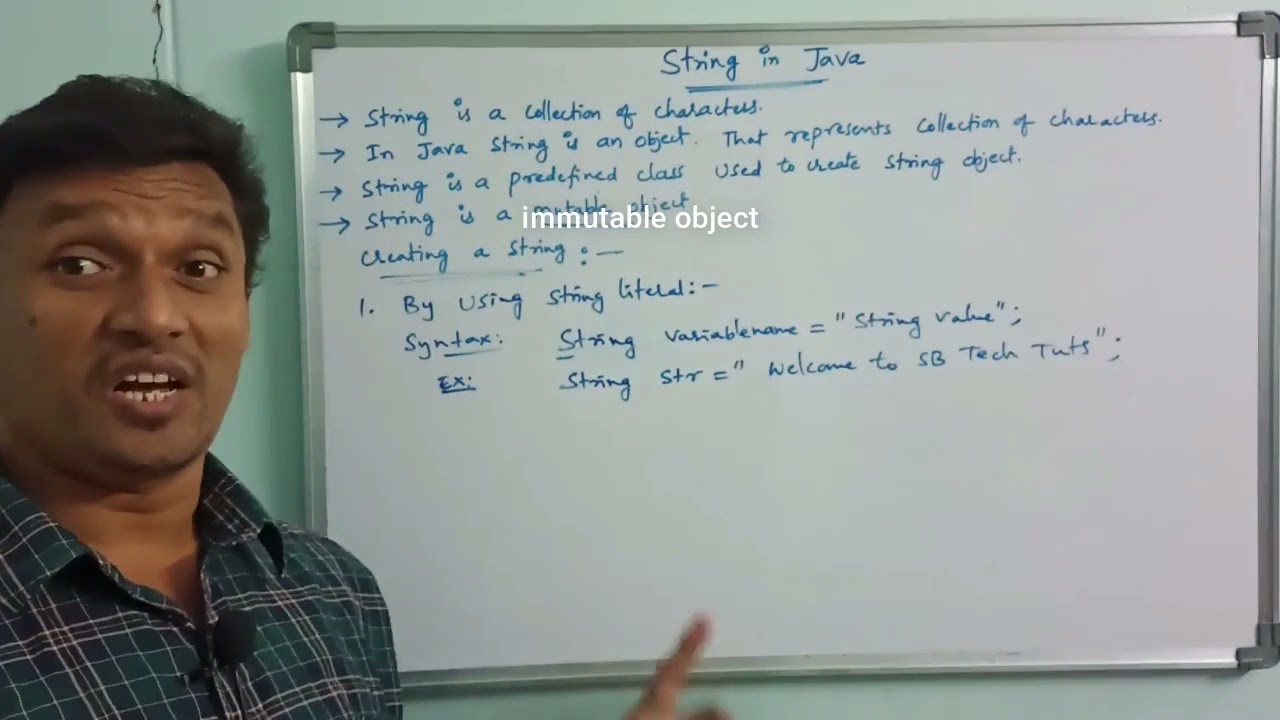 Strings In Java Java Programming In Telugu Youtube