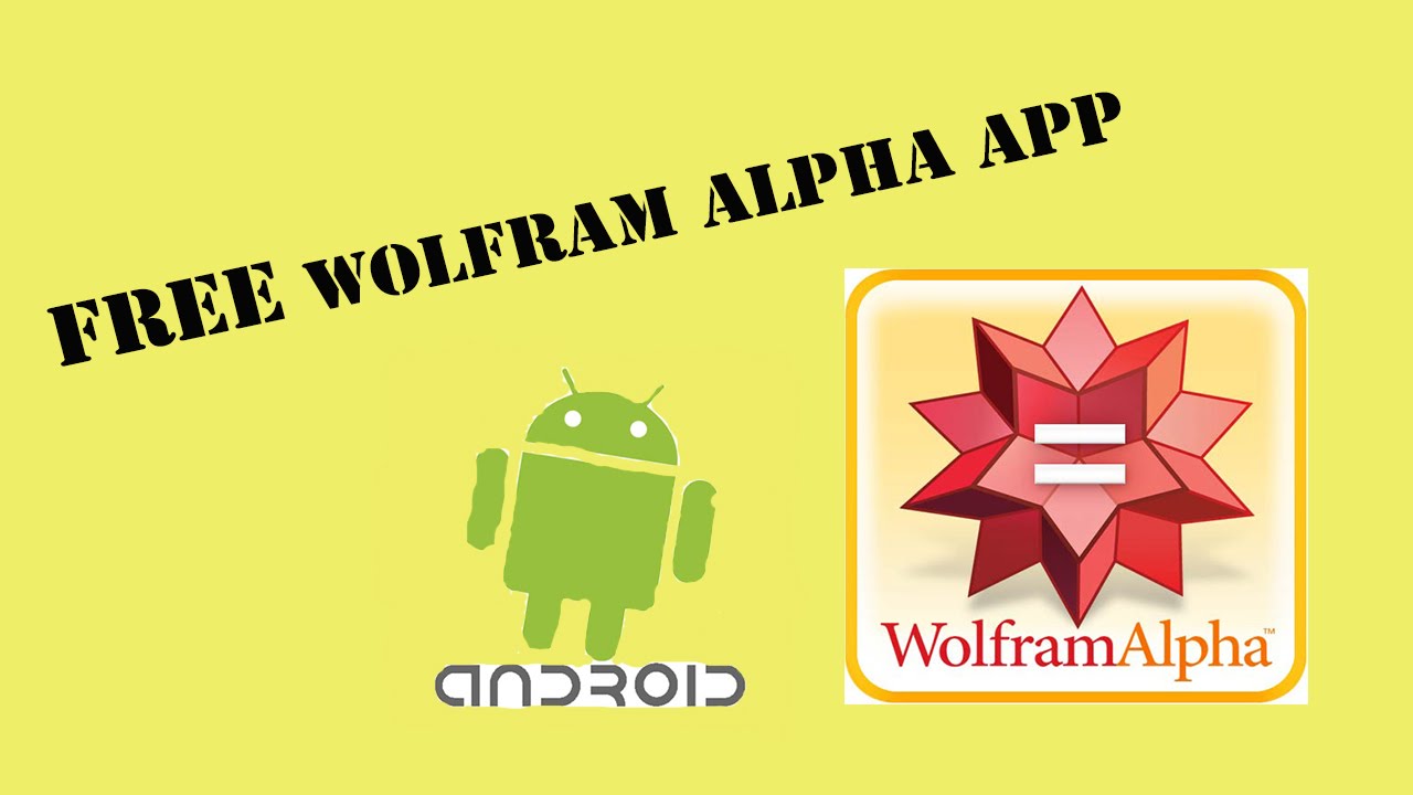 Free Wolfram Alpha Pro App Android Feb 2016 Youtube