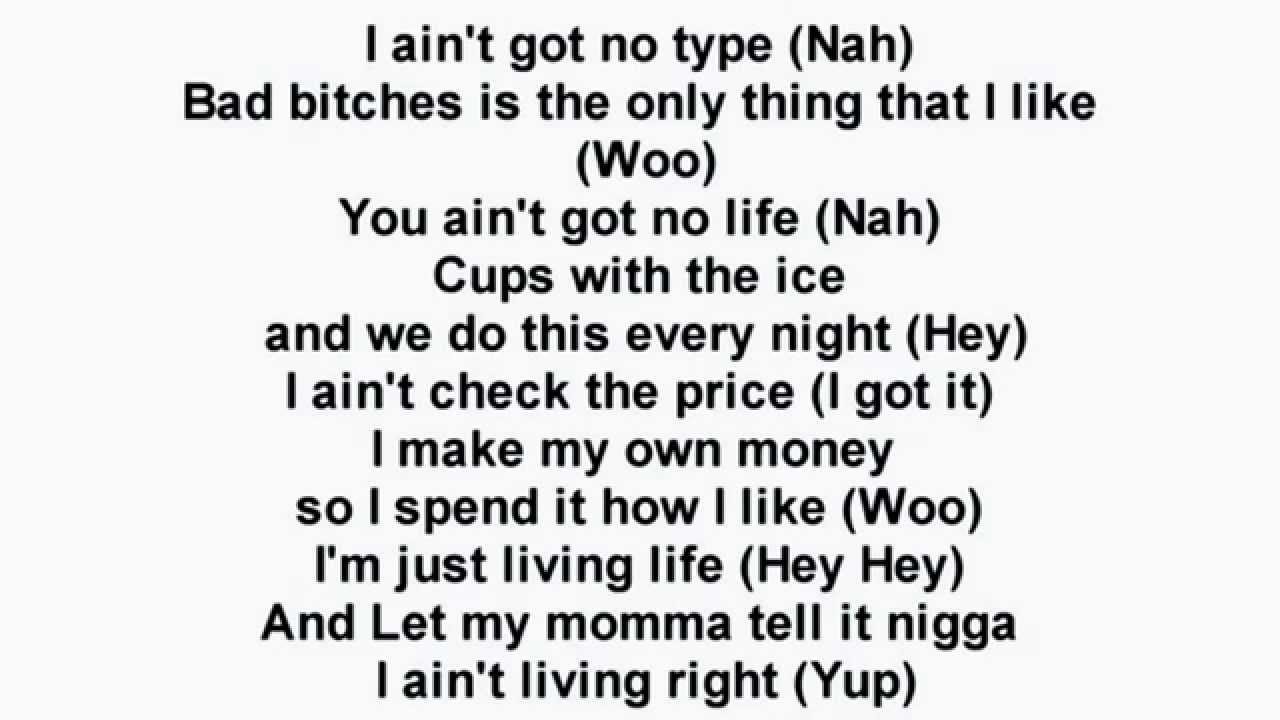 Rae Sremmurd No Type Lyrics Youtube