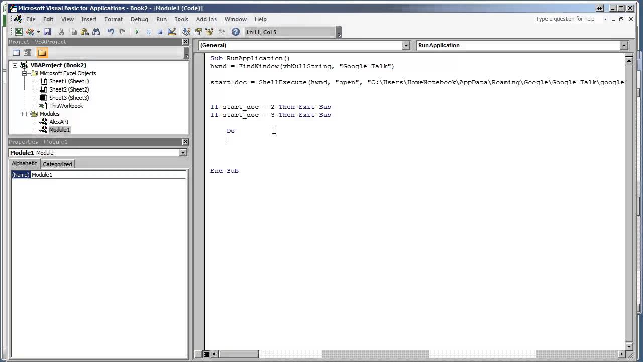 Vba Excel Windows Api V1 02 Wait For Window Application To Open Or