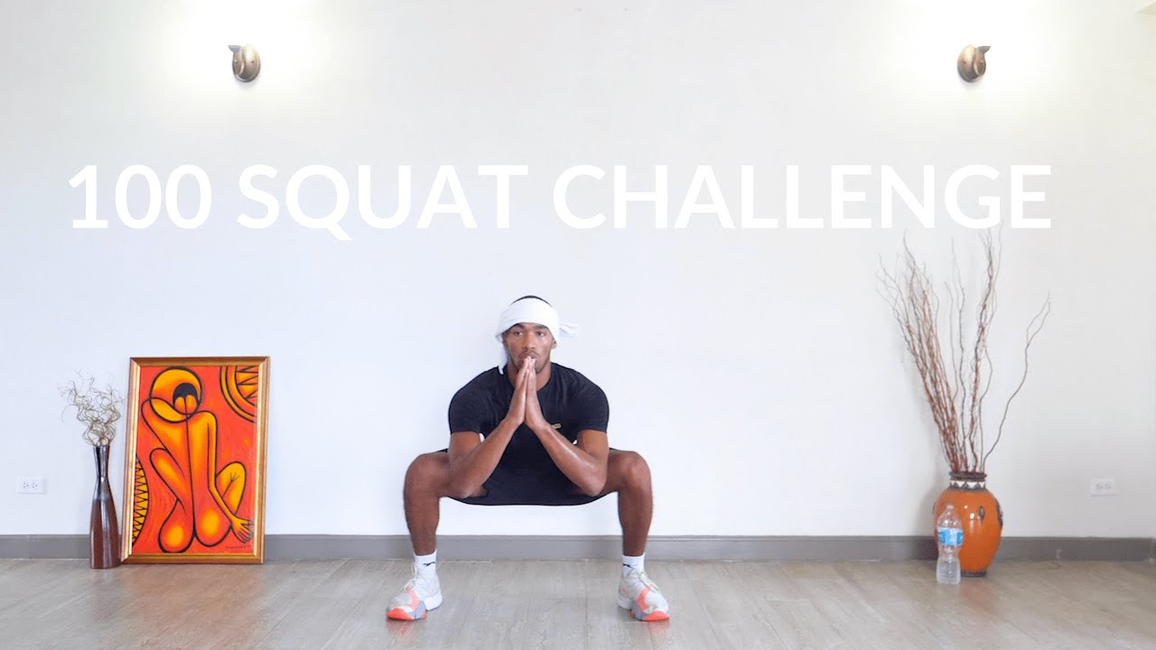 100 Rep Squat Challenge Effectively Tone Lift The Booty Thighs