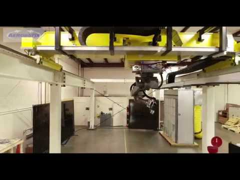 Gantry Robotic Coating System Aerobotix Inc Youtube