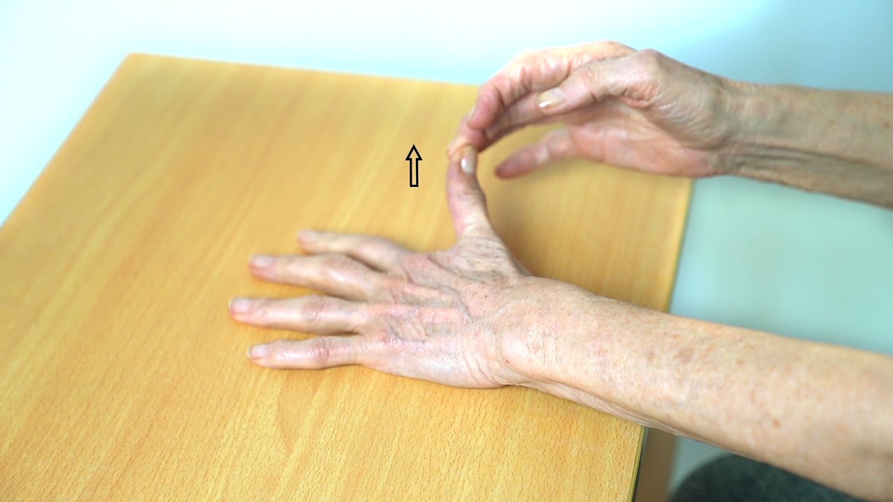 Senior Exercises Hand Therapy Finger Extension Passive Youtube