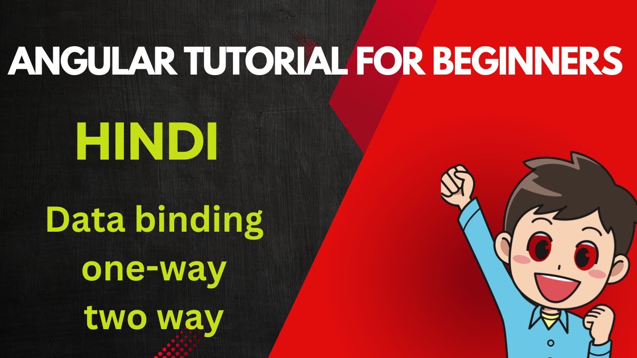 Data Binding In Angular Angular Tutorial For Beginners One Way Data