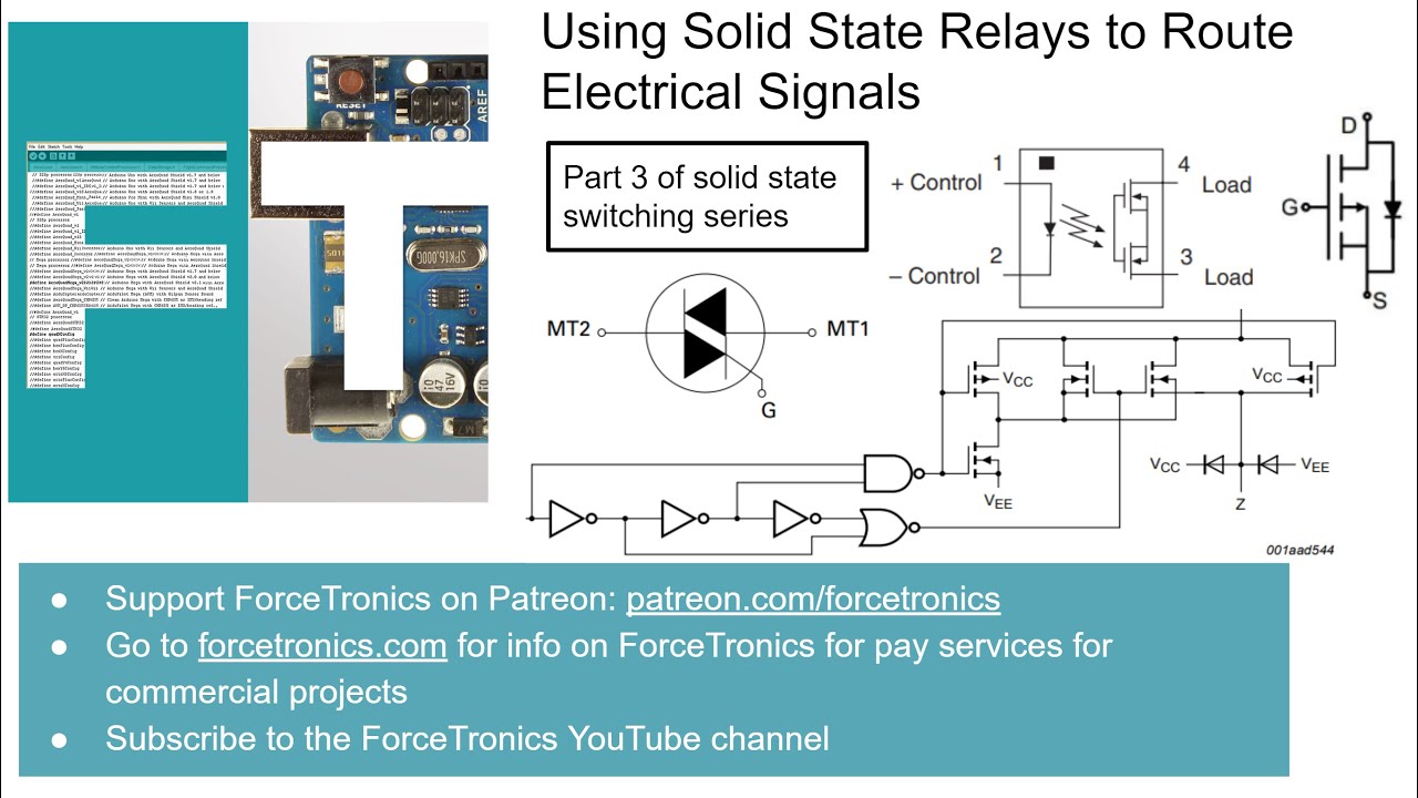 Using Solid State Relays Ssrs To Route Electrical Signals Youtube