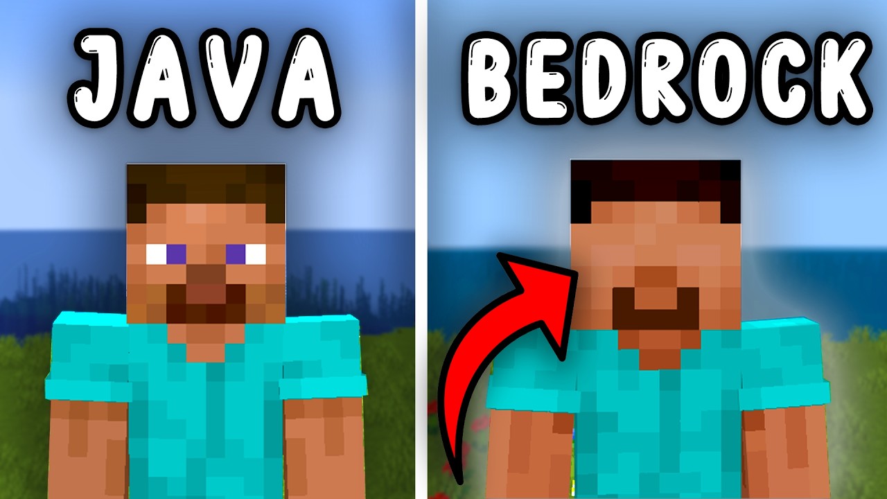101 Minecraft Java Vs Bedrock Differences Youtube