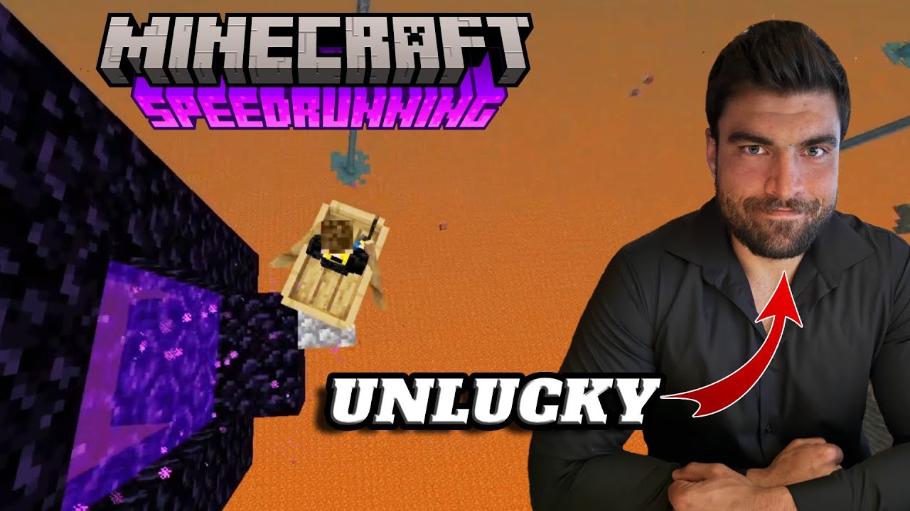 Most Unlucky Minecraft Speedrunner Youtube