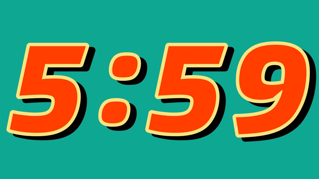 5 Minute And 59 Second Timer Youtube