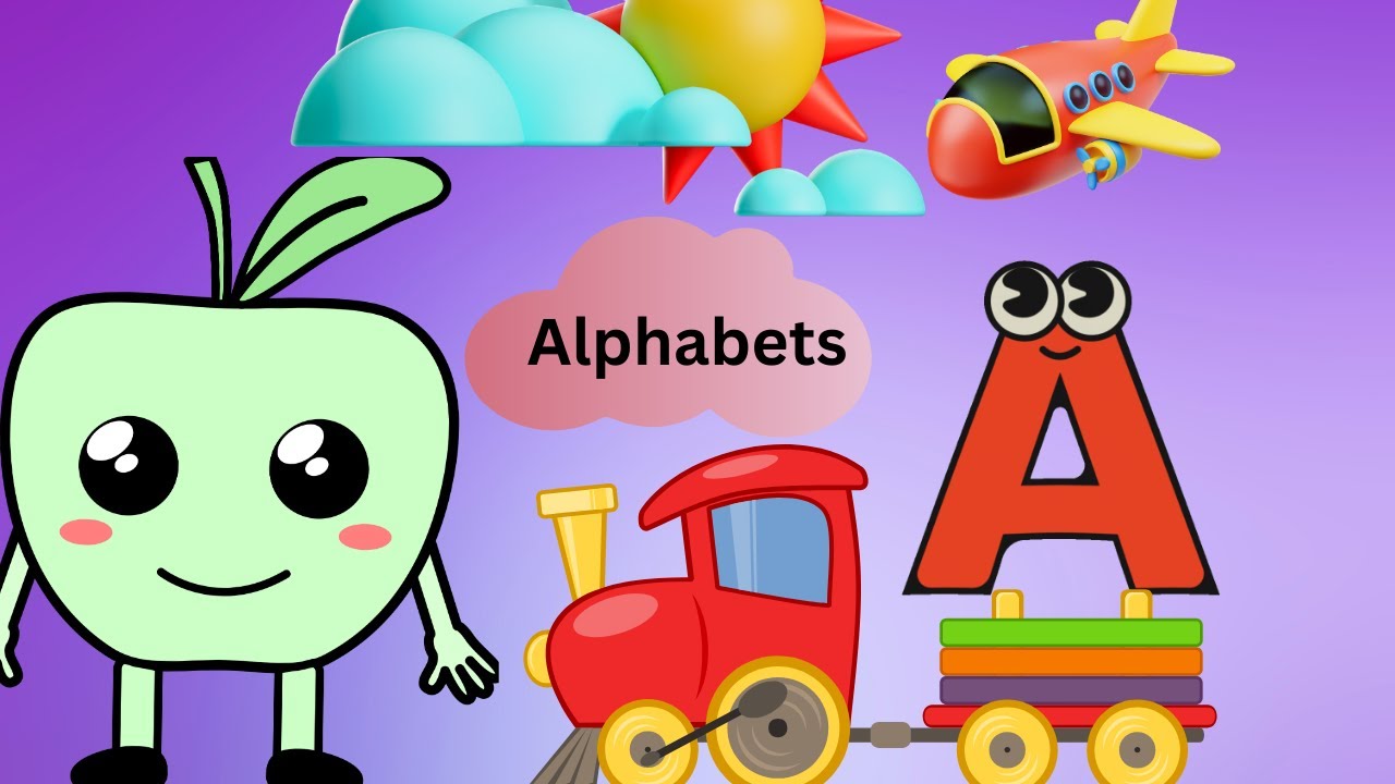 Letter A A Letter Words Phonics For Kids Skkidslearning Youtube