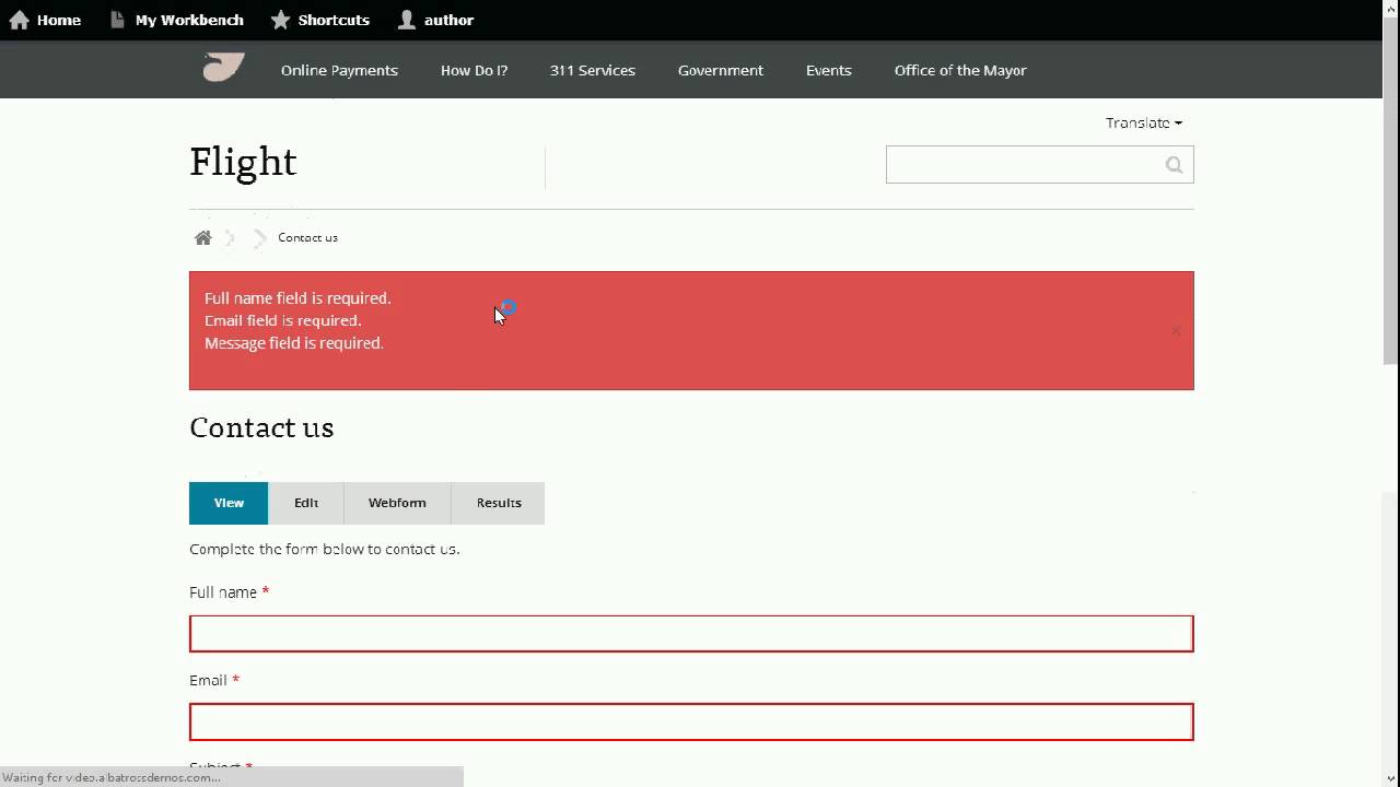 Webforms Youtube